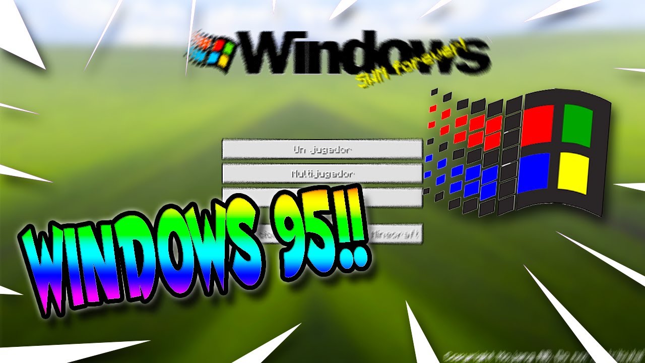 ASI es JUGAR MINECRAFT en WINDOWS 95 😱 - YouTube