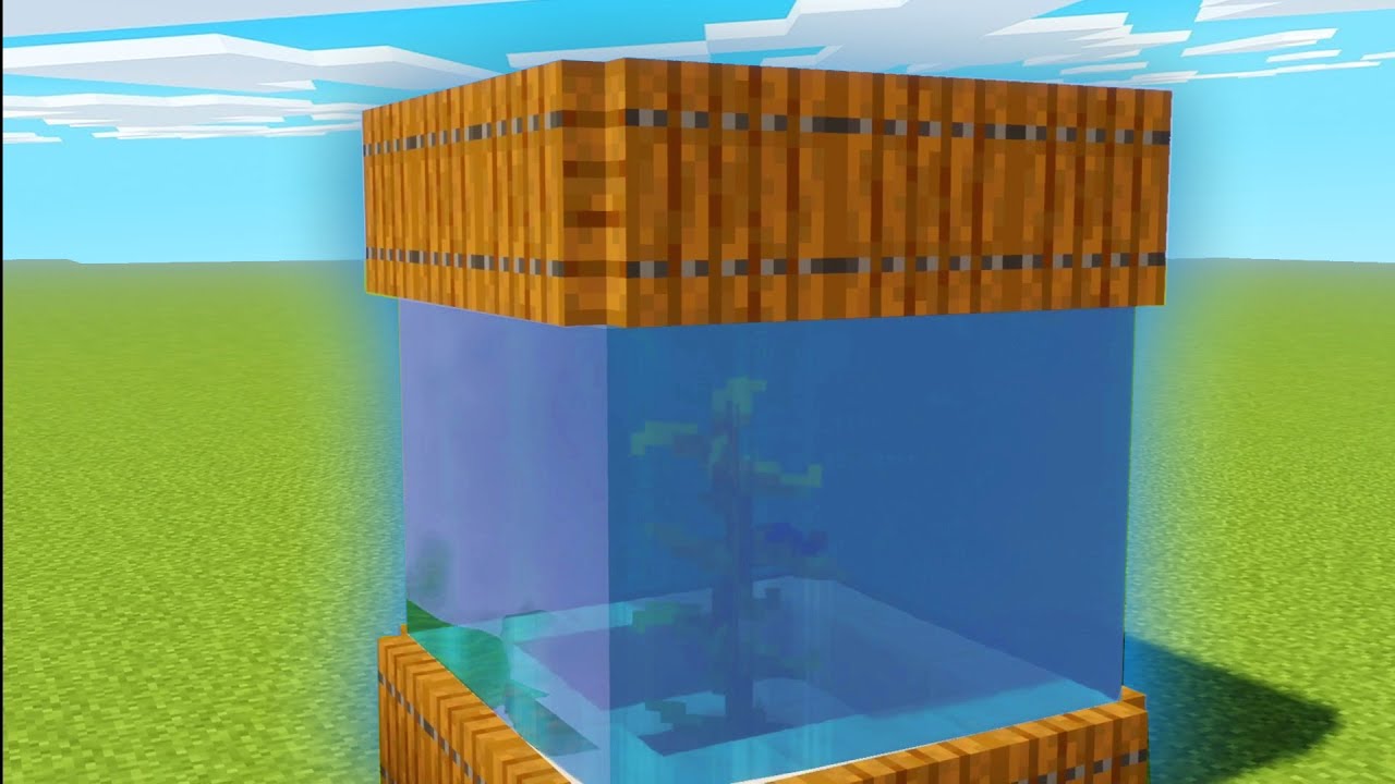 COMO HACER UNA PECERA GIGANTE SIN MODS!? 🐠😂🐠🐠 MINECRAFT #SHORTS ...