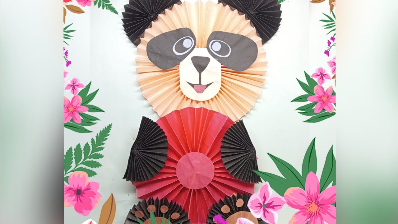 🐼 panda pepar design Easy Craft - YouTube
