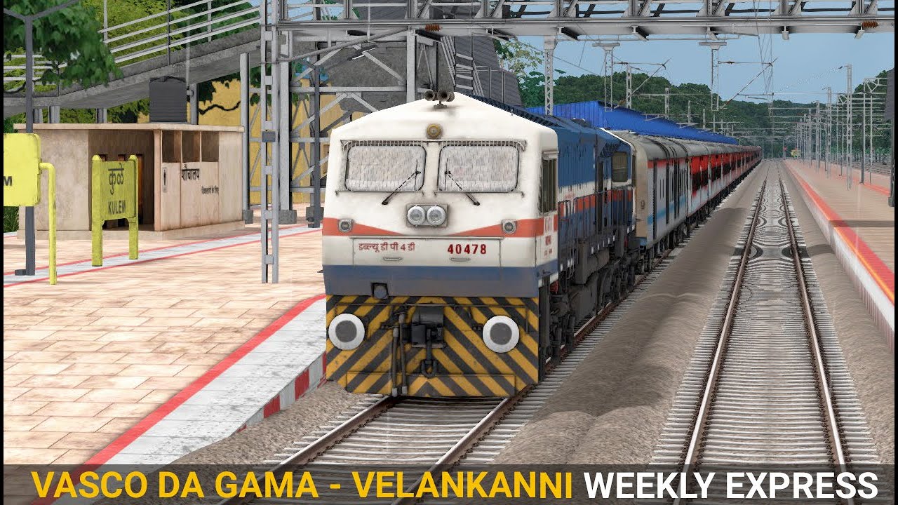 17315 Vasco Da Gama - Velankanni Weekly Express | Train Simulator ...