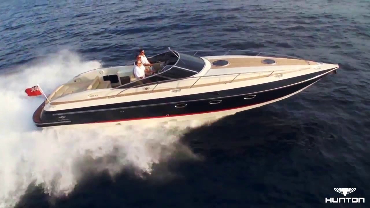 Hunton XRS43 Luxury Yacht Cruising In Cannes - YouTube