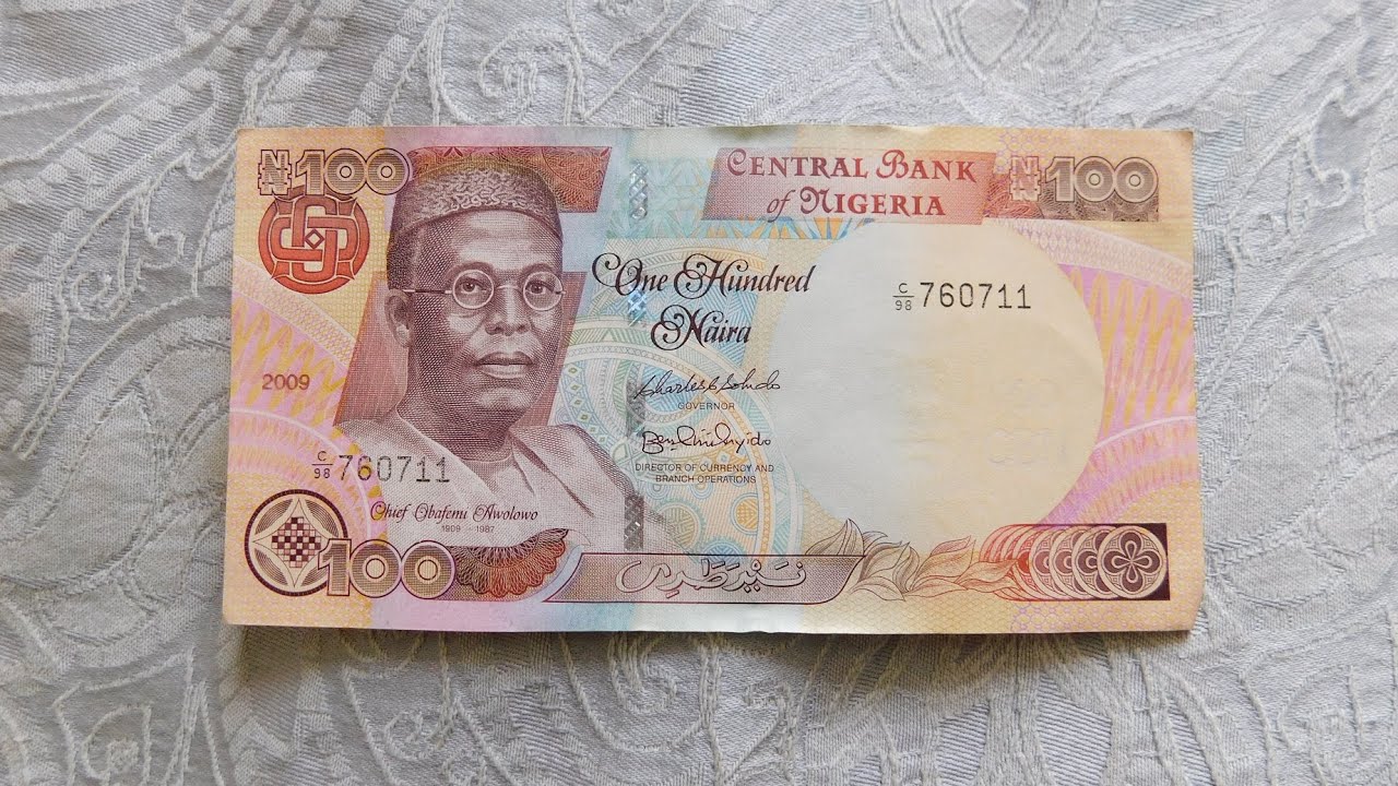 Nigerian 100 Naira Banknote! #WORLDBANKNOTES - YouTube