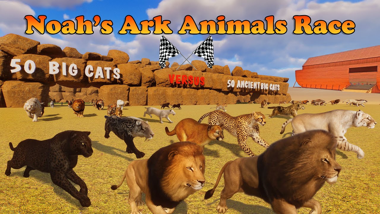 Noah's Ark Animals Race in Planet Zoo All Episodes, Included Lion ...