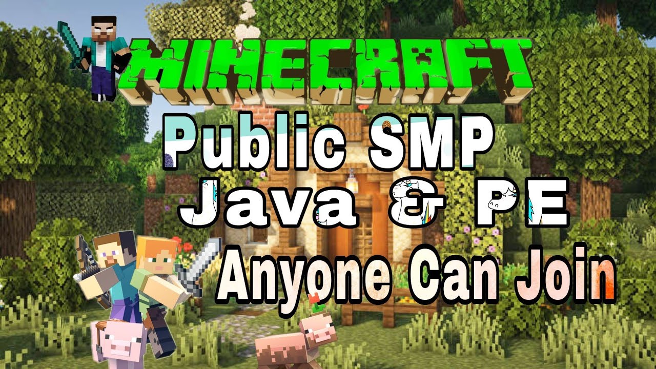 Minecraft Public Smp Live | Java & PE | Anyone Can Join | Road To 200 ...