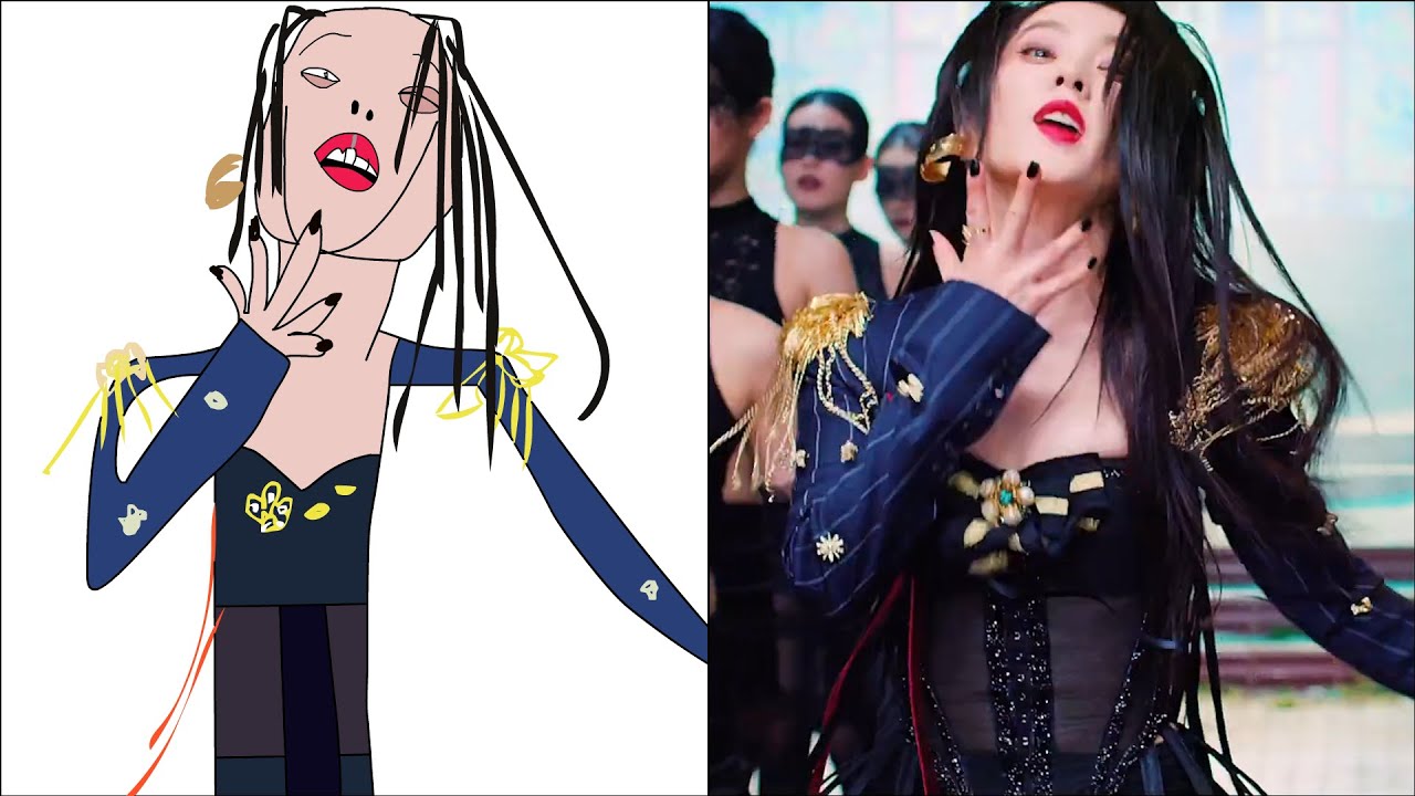 POP DRAWING MEME #277 | RED VELVET - MONSTER | Ruby Fun - YouTube