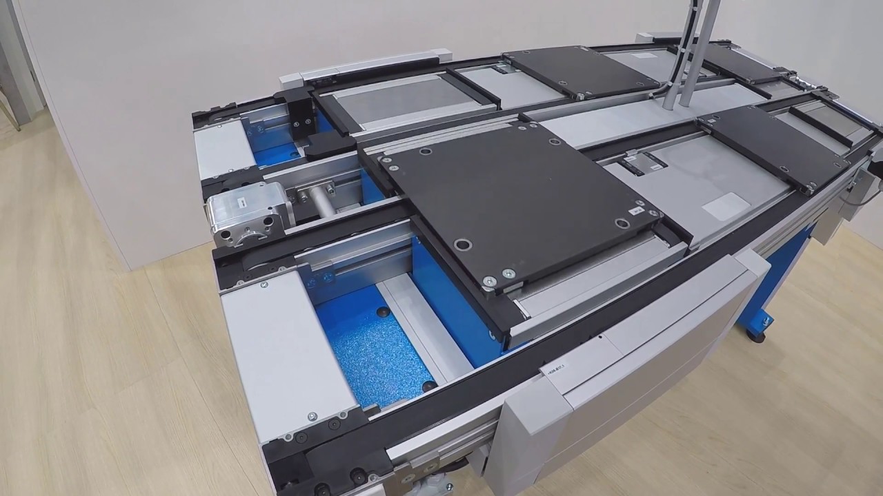 STEIN Automation - Electrical stopper / Electrical transfer unit - YouTube