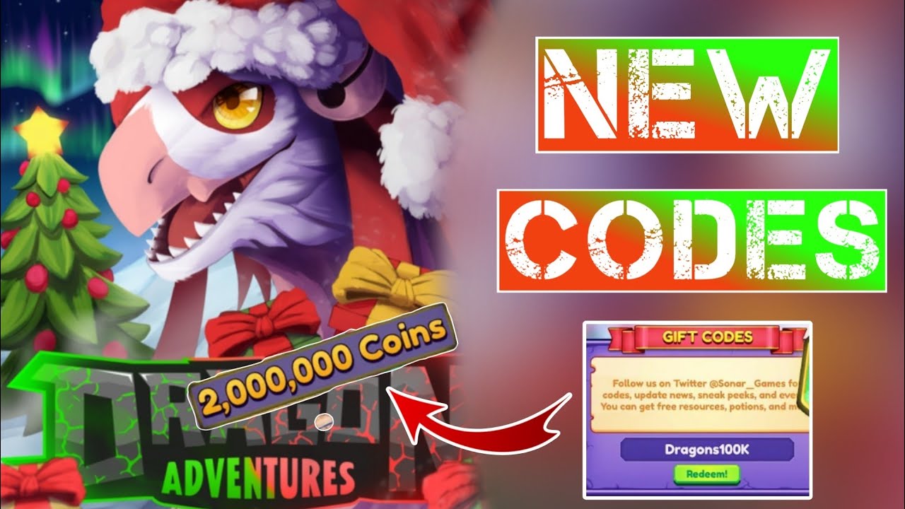 🧨Christmas🧨7 NEW UPDATE - DRAGON ADVENTURE CODES 2023 - DRAGON ...