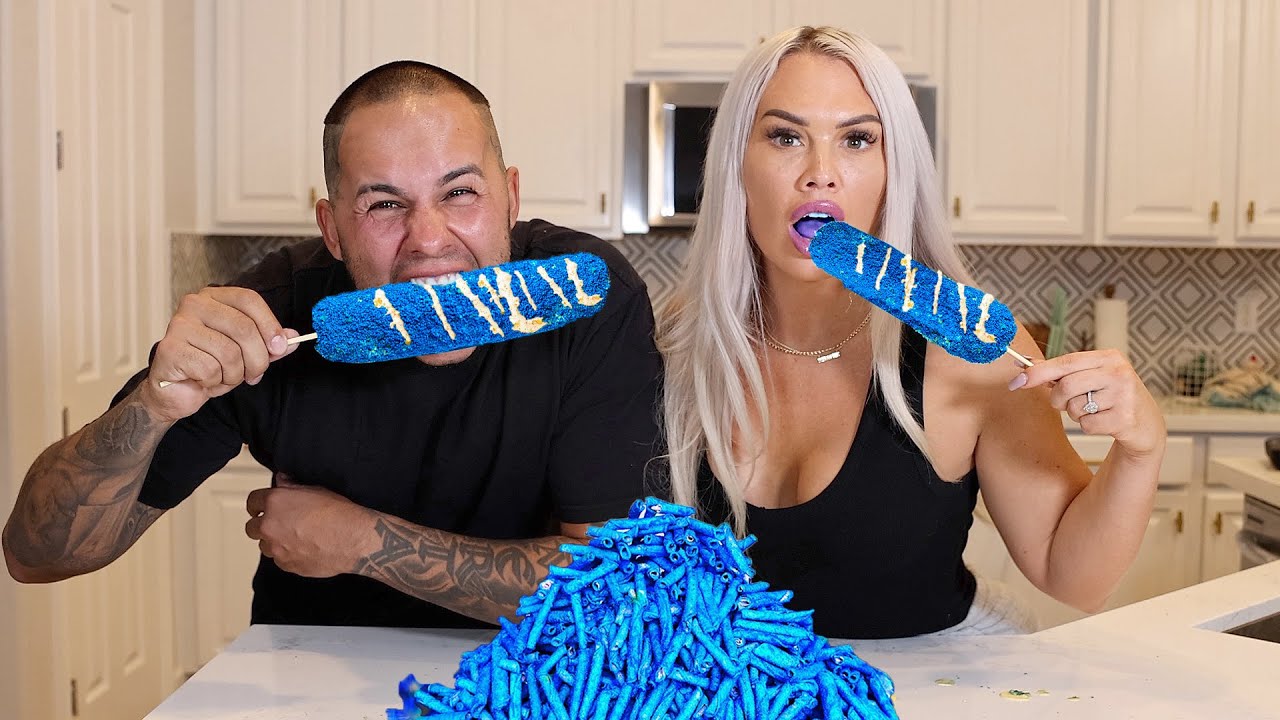EXTREME BLUE TAKIS ELOTE with PAQUI ONE CHIP CHALLENGE (Addicted to ...