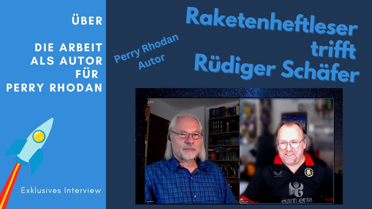 PERRY RHODAN: Interview mit dem Autor RÜDIGER SCHÄFER - YouTube