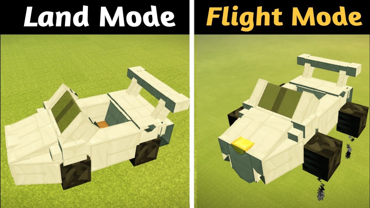 Working Flying Car in Minecraft PE (Command Block Creation) Download ...