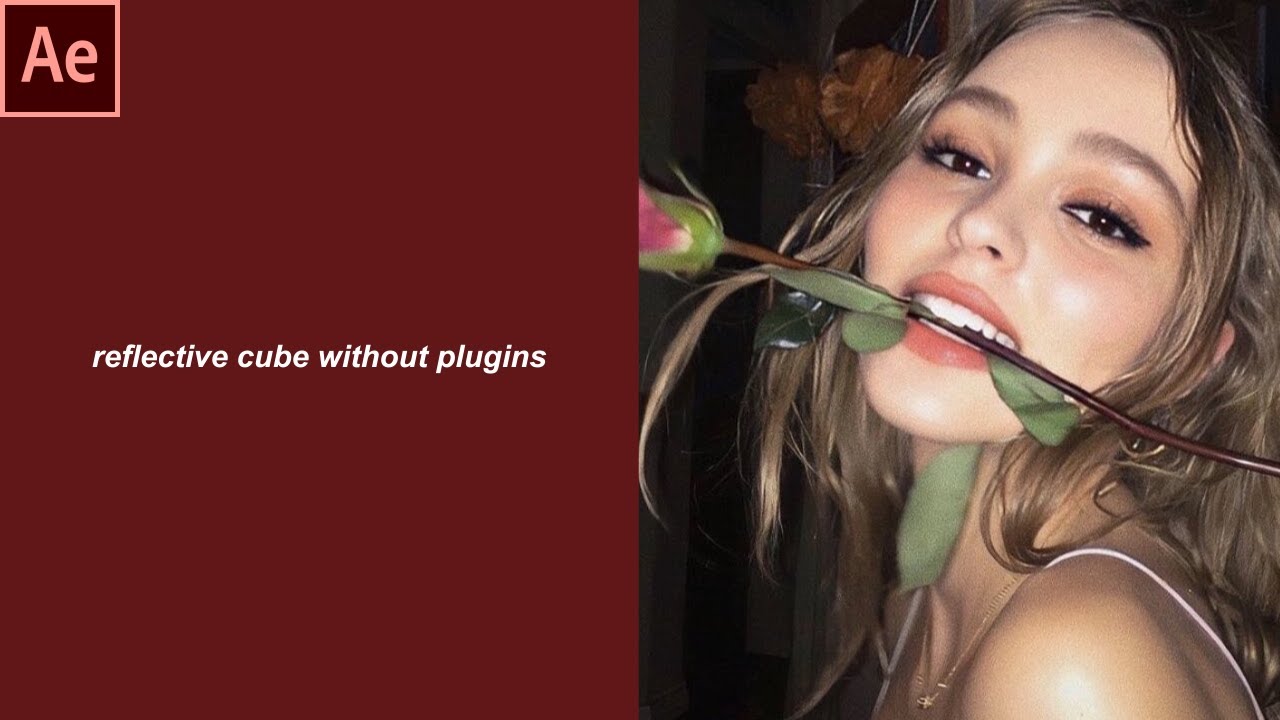 reflective cube without plugins | After Effects Tutorial - YouTube