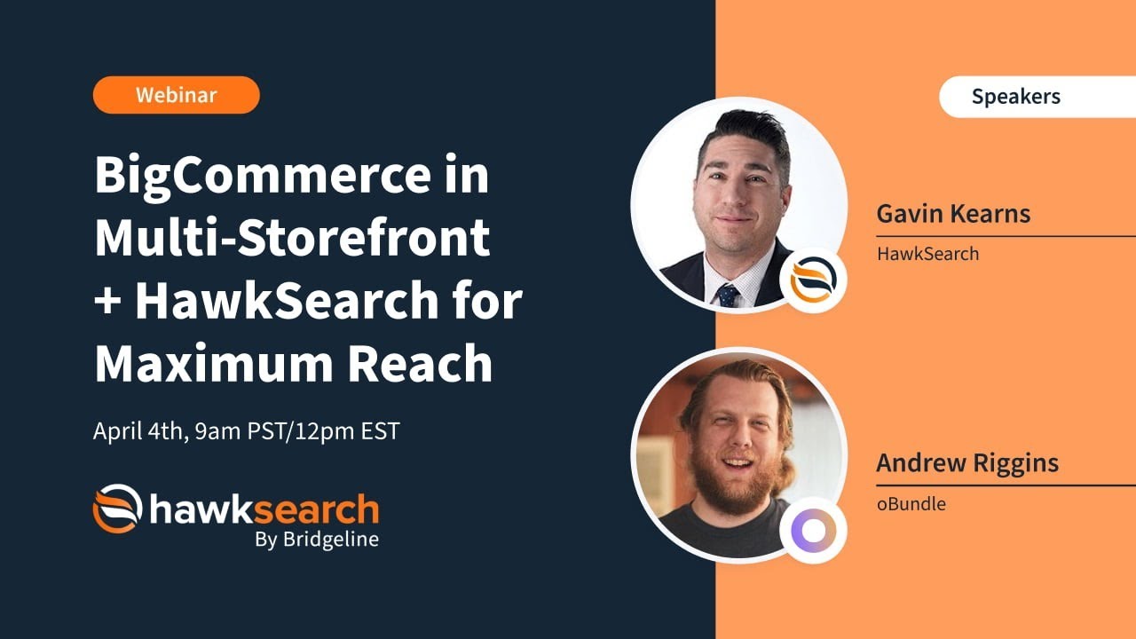 BigCommerce in Multi-Storefront + HawkSearch for Maximum Reach - YouTube