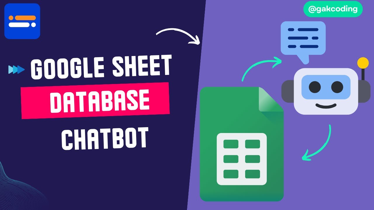 Membuat Google Sheet menjadi database Chatbot - YouTube
