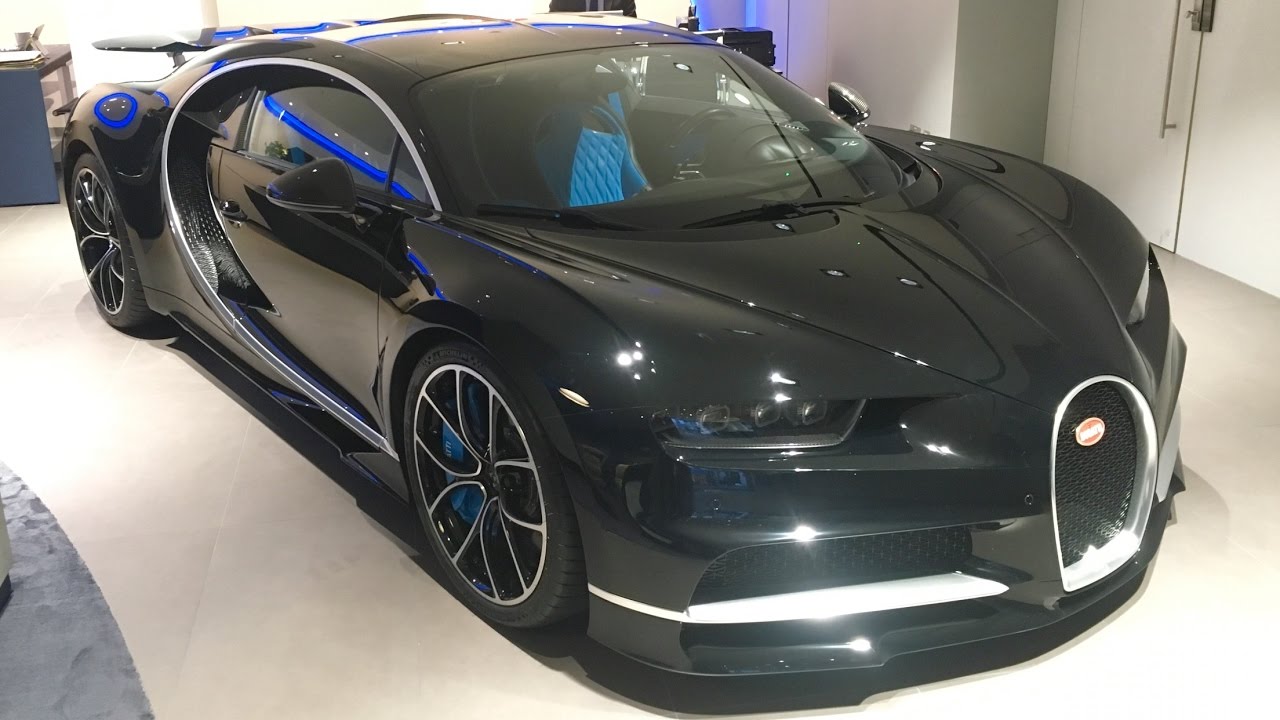 Supercars London: Bugatti Chiron Up Close Look & 20 FACTS - YouTube