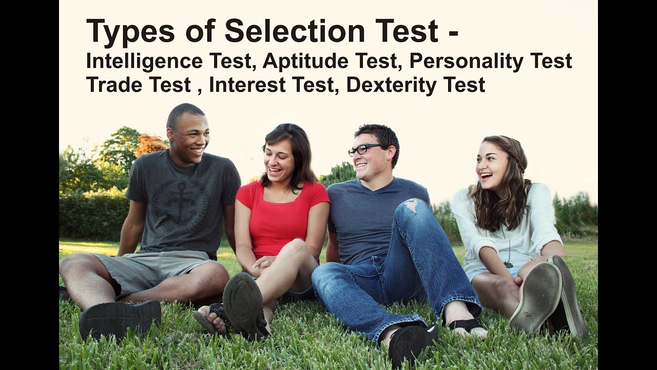 Types of Selection Test - YouTube