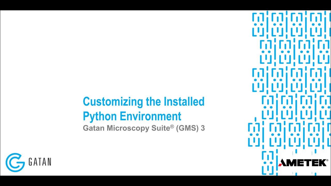 Customizing the Installed Python Environment - YouTube