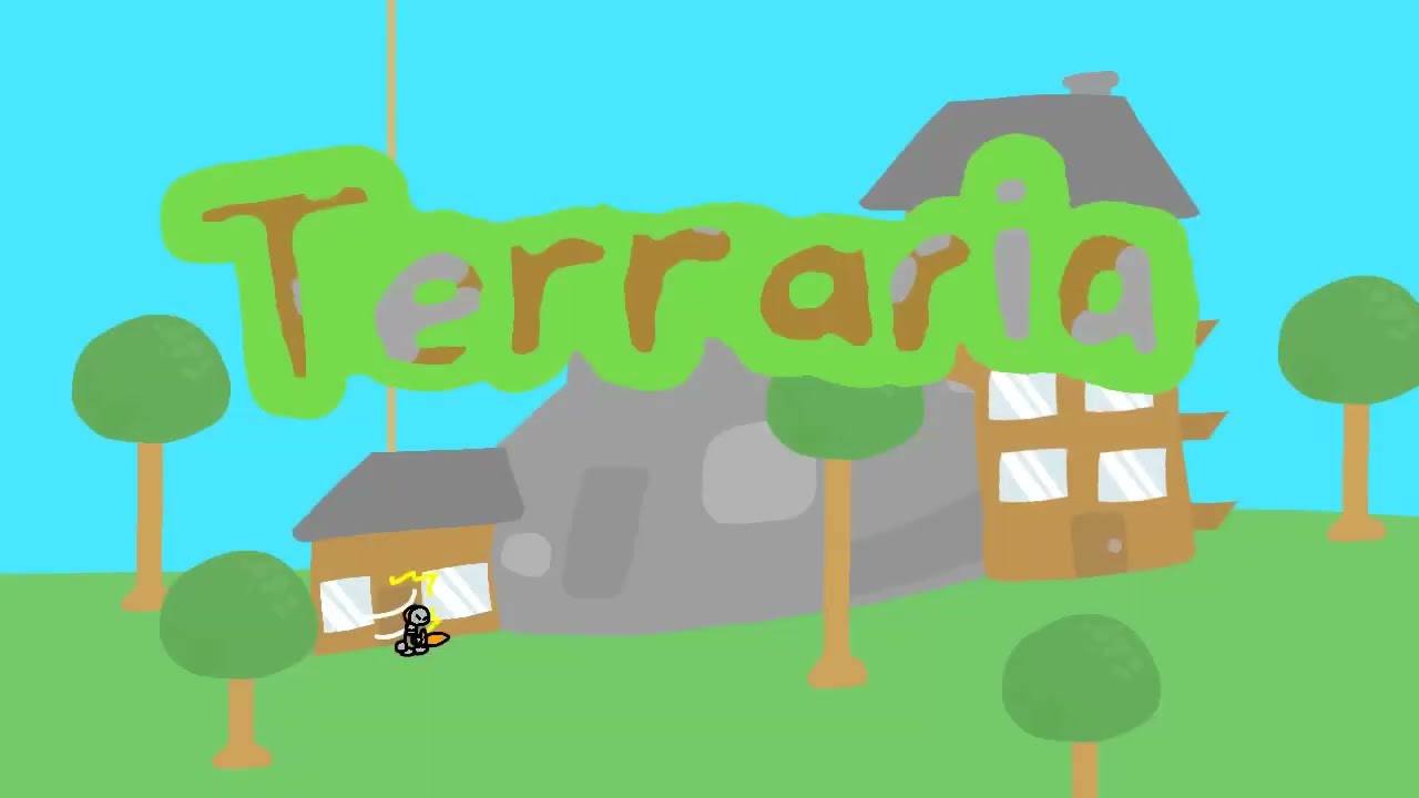 Terraria animated by a goof ball but it's a sequel (Hard mode) - YouTube