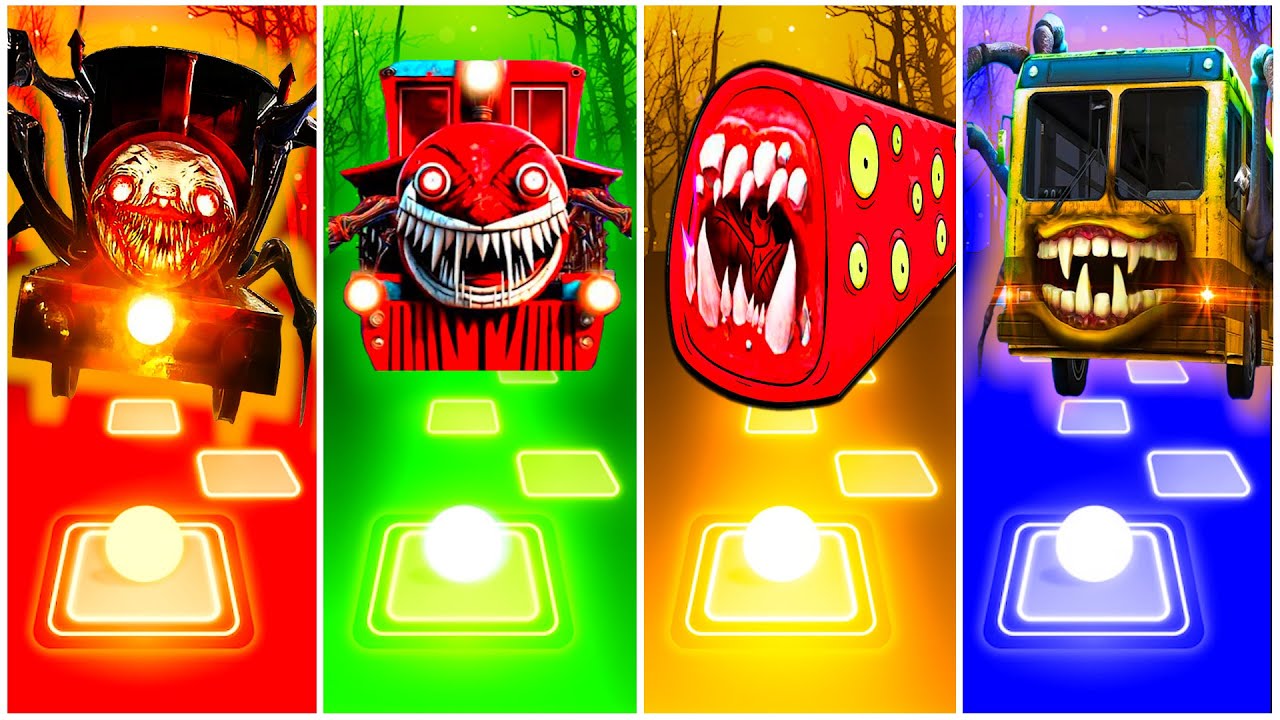 Choo Choo Charles Vs Choo Choo Charles 2 Vs Train Eater Vs Bus Eater