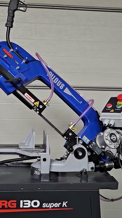 Верстат стрічкова пила Pilous ARG 130 super K / Кверб - YouTube