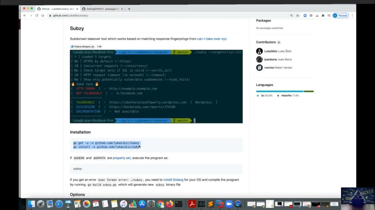 #17 Tools used for subdomain takeover!Like and Subscribe #bugbounty Full course part-17 #hacking ...