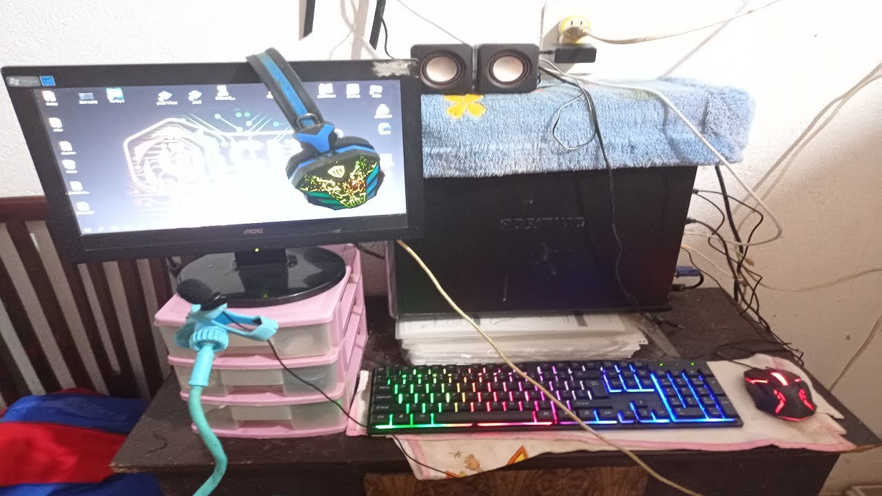 UNBOXING TECLADO E MOUSE GAMER DE POBRE KKKK SHOPEE - YouTube