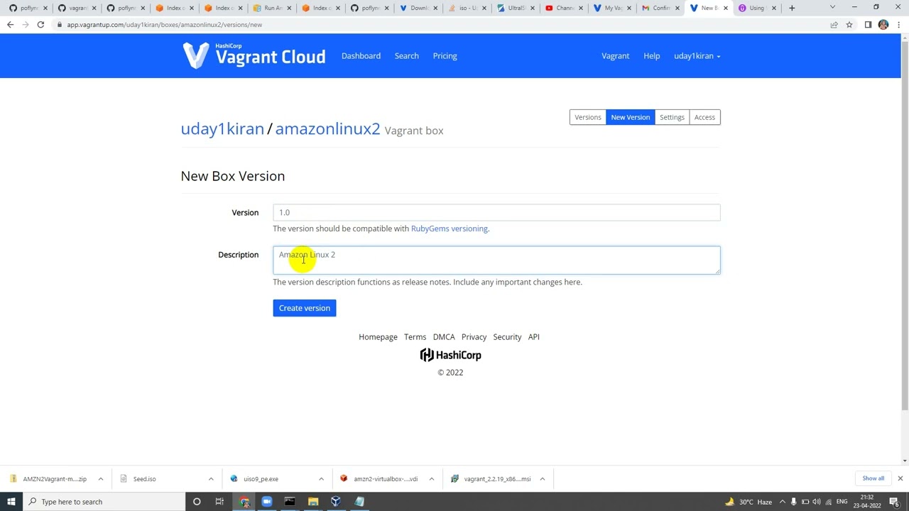 How to upload vagrant box to vagrant cloud - YouTube
