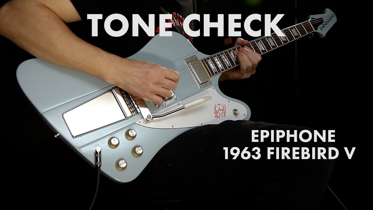 TONE CHECK: Epiphone 1963 Firebird V Guitar Demo | Cream City Music ...