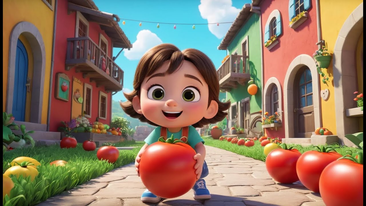 Dancing Tomatoes – How Many Bounce Together | Fun Song for Kids | Silly ...