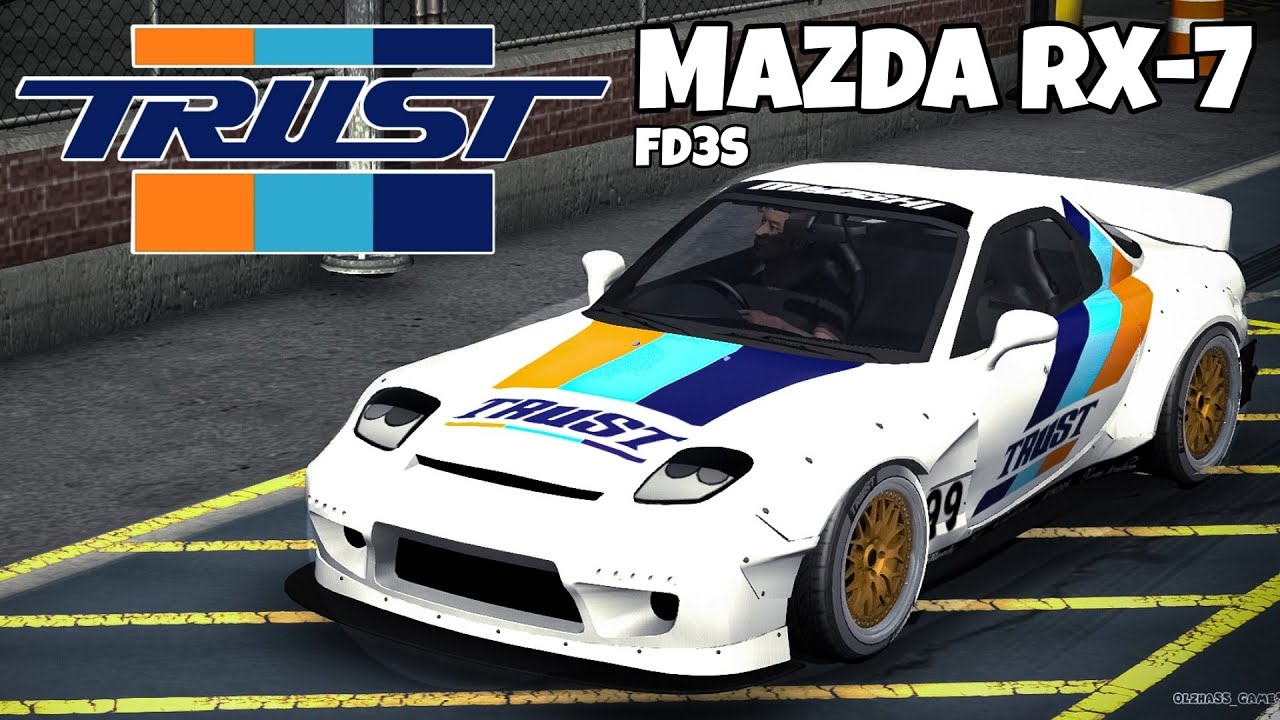 TRUST Mazda RX-7 Design (Easy) | Car Parking Multiplayer - YouTube