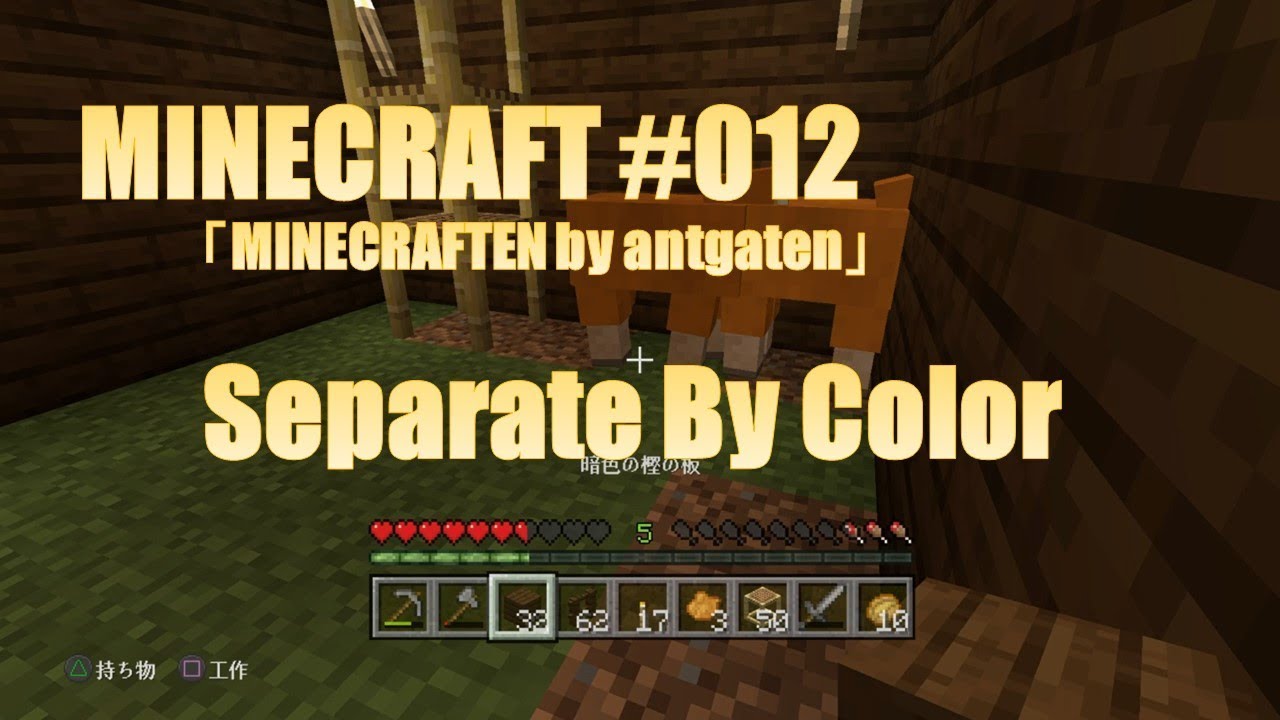 【MINECRAFT】 #012 Orange sheep - YouTube