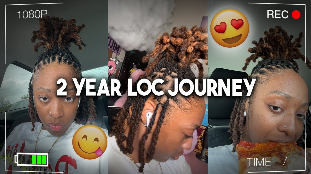 2 YEAR LOC JOURNEY!!! | Buildup, Frizzing, Budding!? | TWO STRAND TWIST ...