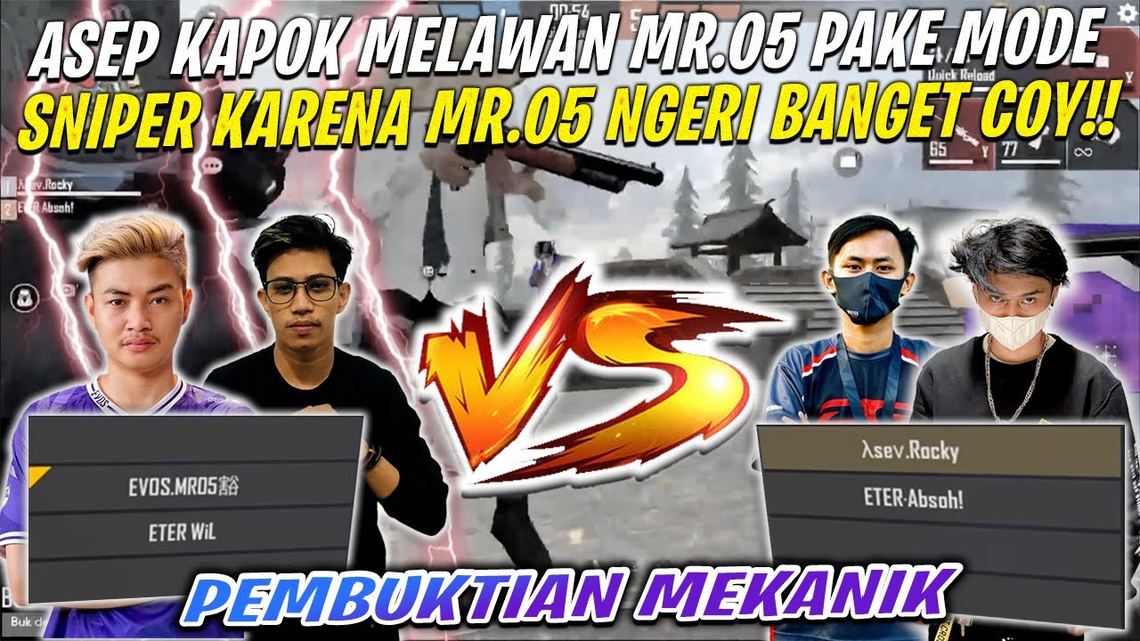MR.05 UDAH PAKE MODE ESPORT? GW PLAYER PC CUMA BISA TERDIAM! GAK LAGI ...