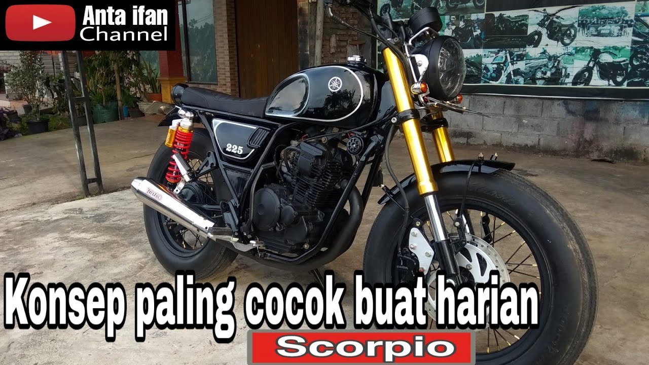 Scorpio custom scrambler ( Konsep paling cocok untuk harian) - YouTube