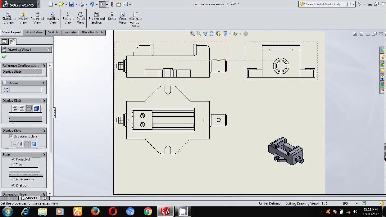 MACHINE VICE ASSEMBLY -FINAL PRINT OUT ANGADI - YouTube