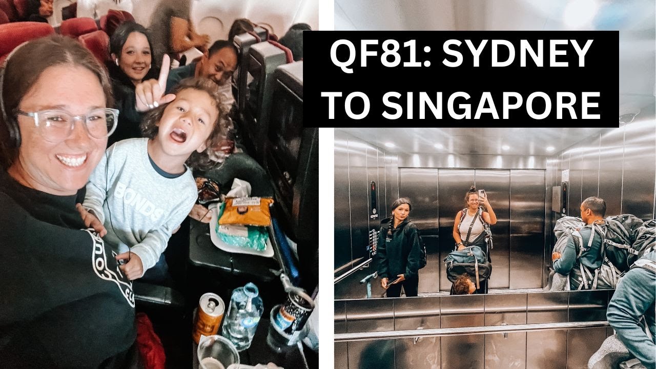 QF81 SYDNEY TO SINGAPORE A380 QANTAS. ECONOMY CLASS. JANUARY 2023. A ...