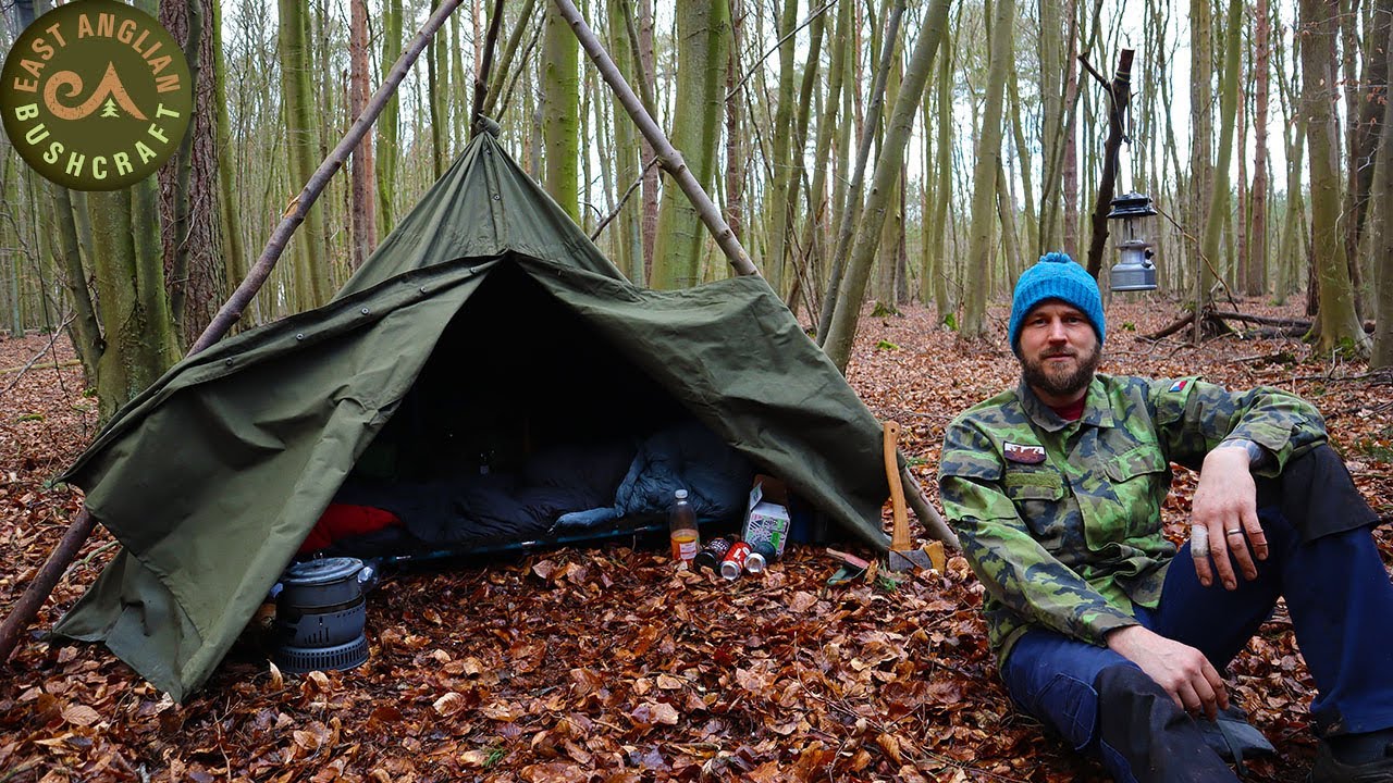 Woodland Camping Lavvu & Tarp - 2 Nights with East Anglian Bushcraft ...