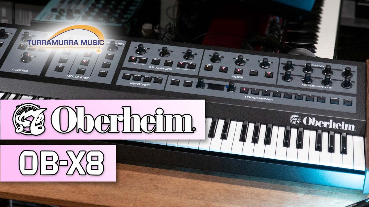 Oberheim OB-X8 - First Look at Turra Music - YouTube