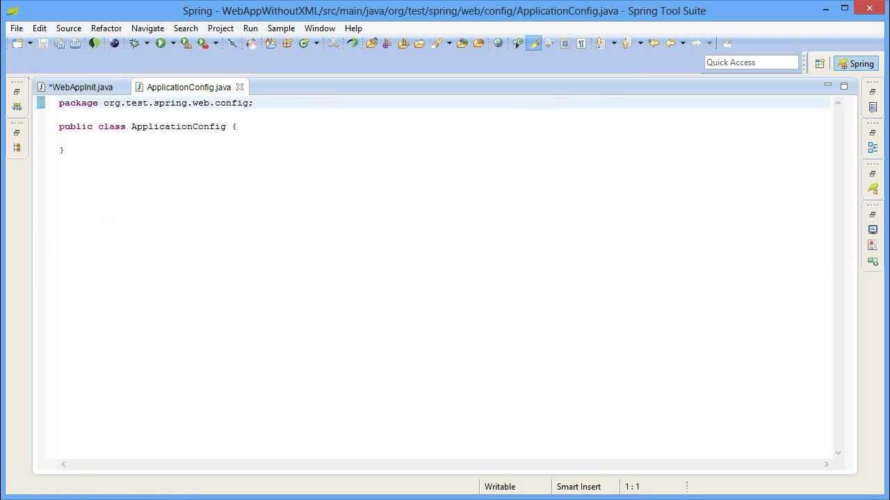 Spring MVC without web xml - YouTube
