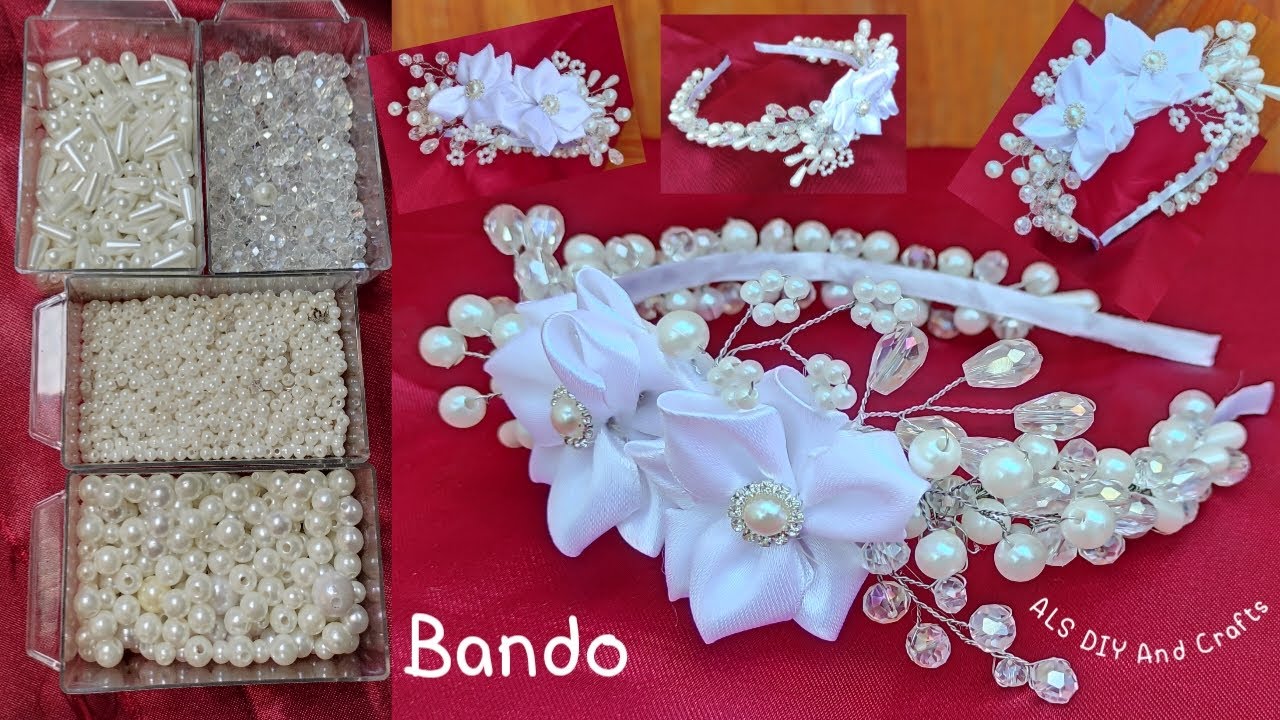 Tutorial Bando | Bridal Hair Accessories | Wedding Hair Accessories ...