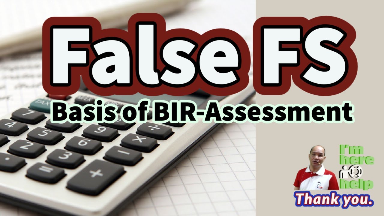 False financial statements of management responsibility BIR audit ...