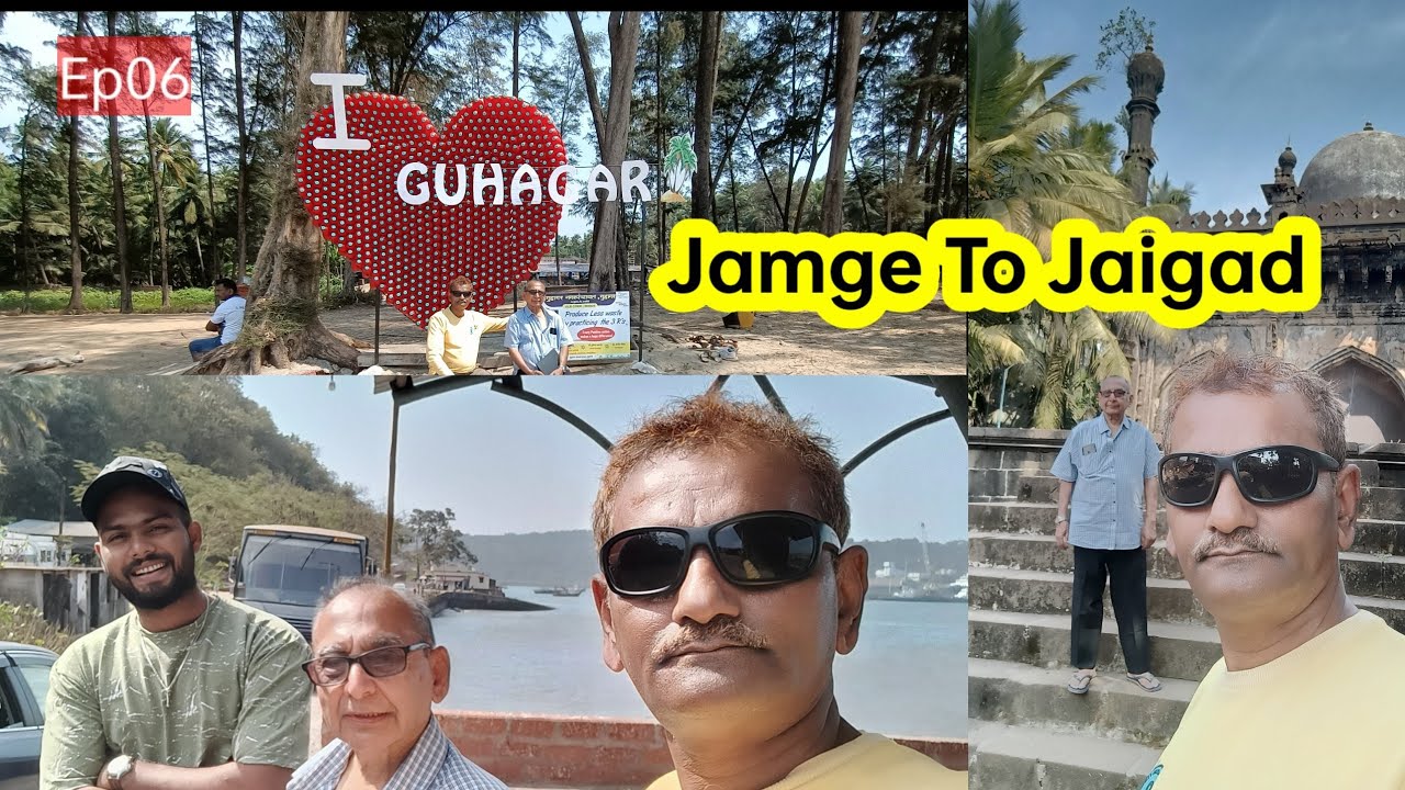 Jamge to Jaigad via Dabhol and Tawsal Jetty | Ep06 | Guhagar Beach ...