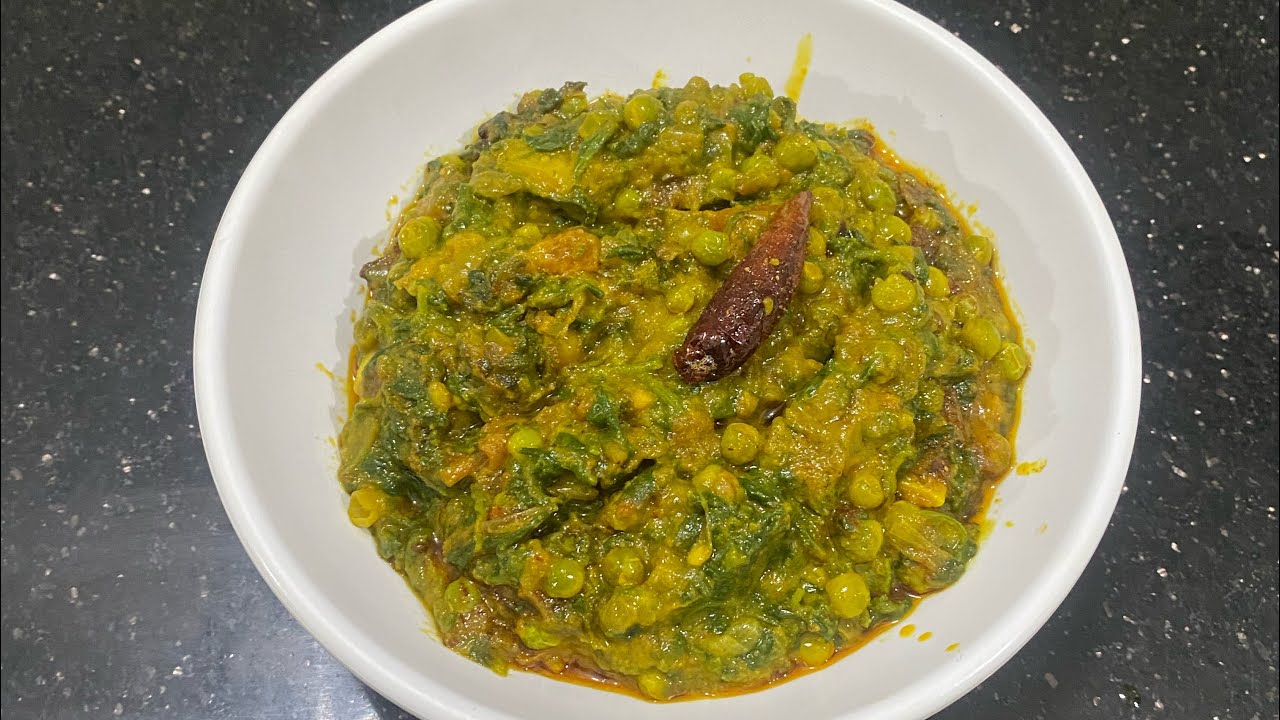 Palak matar 🫛 recipe yummy tasty 😋👌 - YouTube