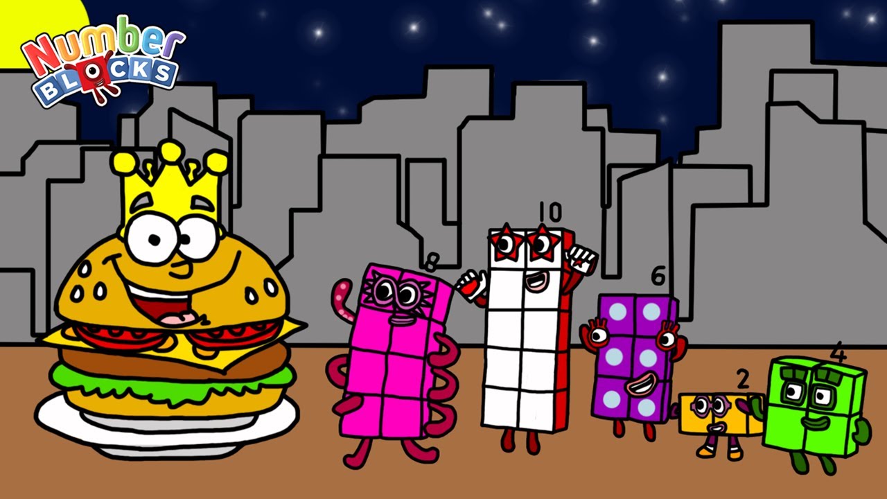 Numberblocks Even Wants To Eat Burger King - Numberblocks fanmade ...