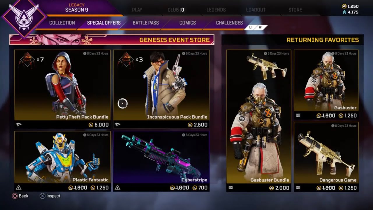 2nd Genesis Event Store (Apex Legends) - YouTube