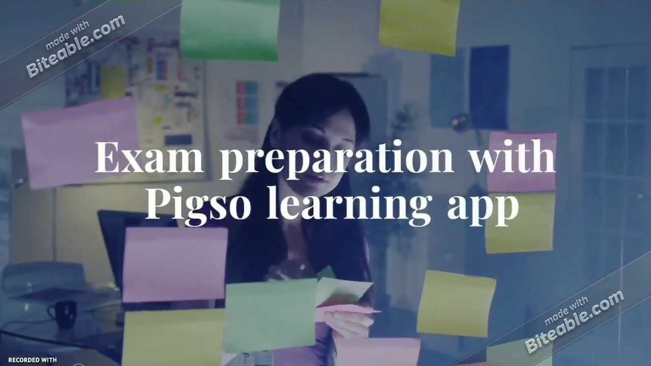 #1 Exam App, Pigso learning Application Promotion Video for Exam Preparation Applications, IBPS ...