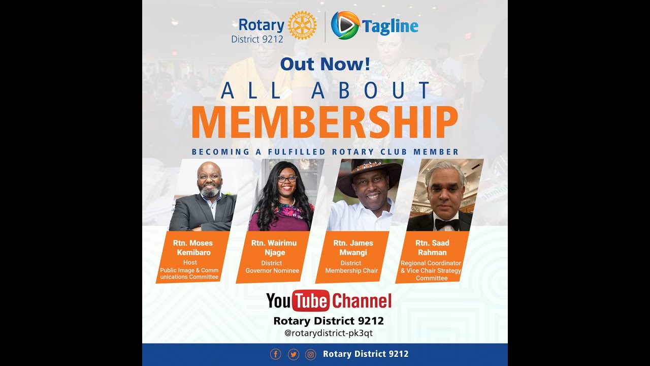 3. TAGLINE: All About Membership - Rotary District 9212 - YouTube