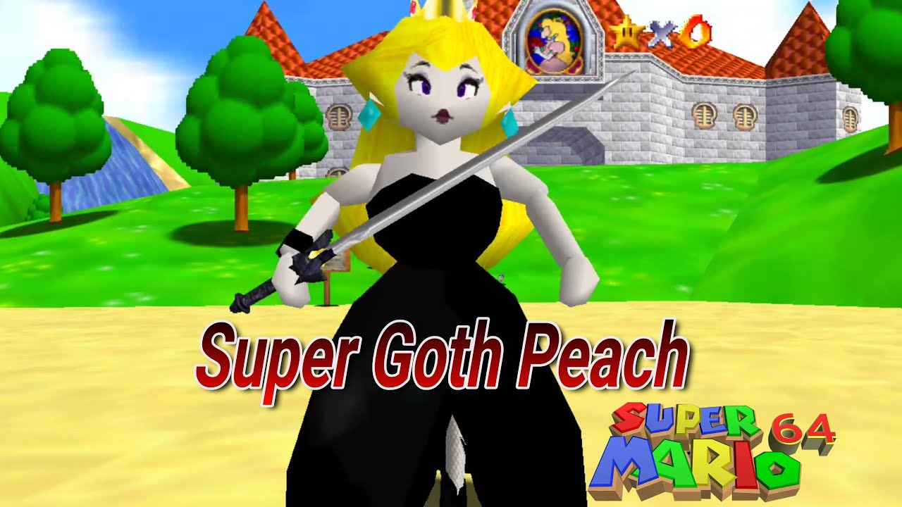 Super Goth Peach 64 WideScreen Bob-Omb Battlefield Stars 5/7 (Gameplay ...