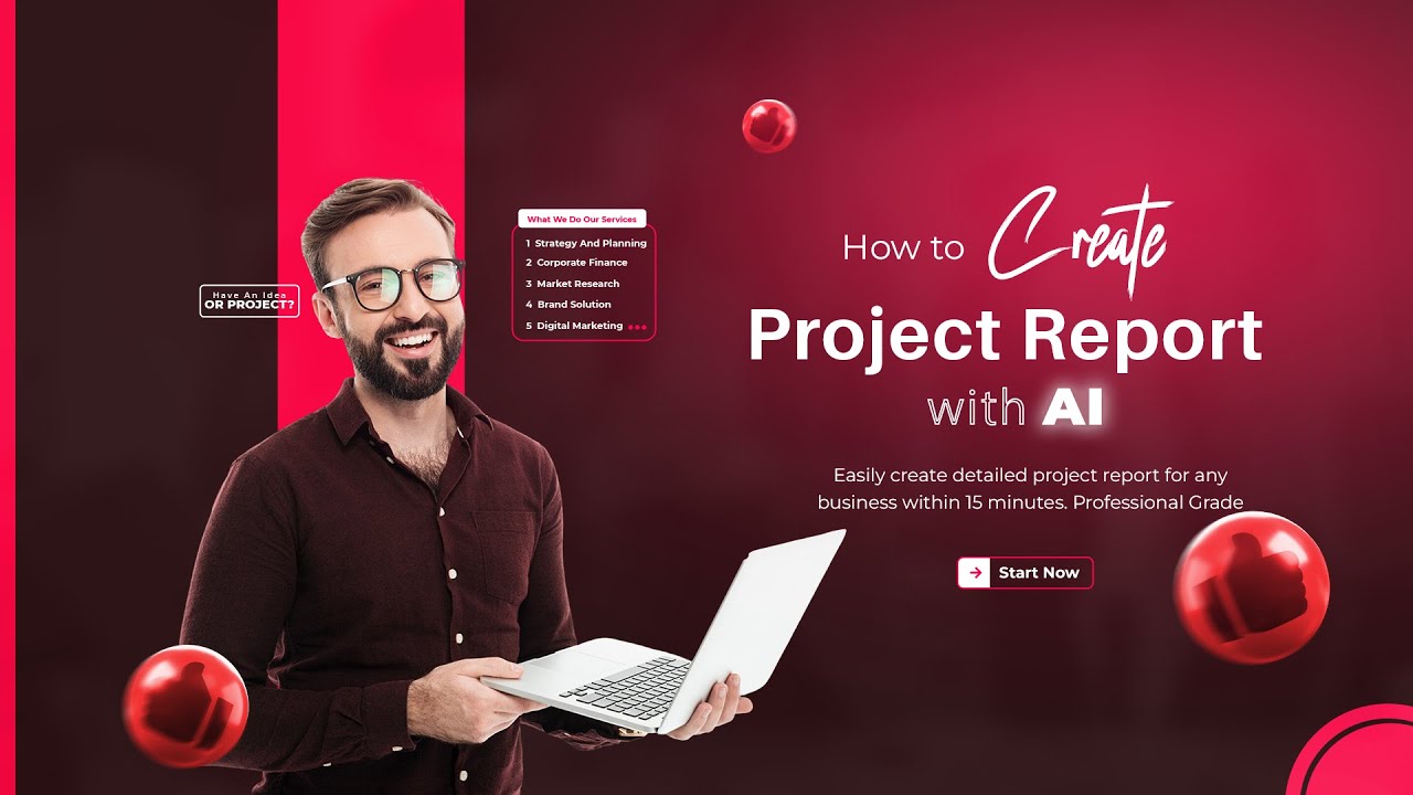 How to Make Project Report with AI #projectreport #businessplan - YouTube