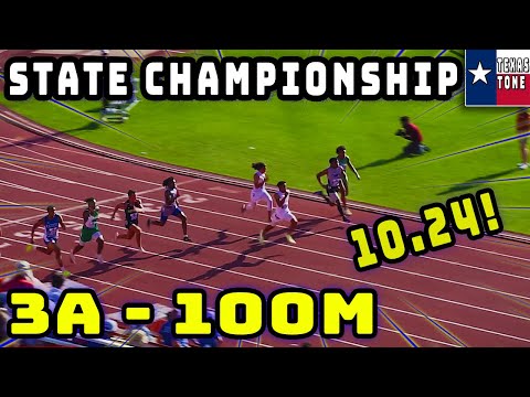3A Boys - 100M - State Final [Spearman, Wichita Falls City View ...