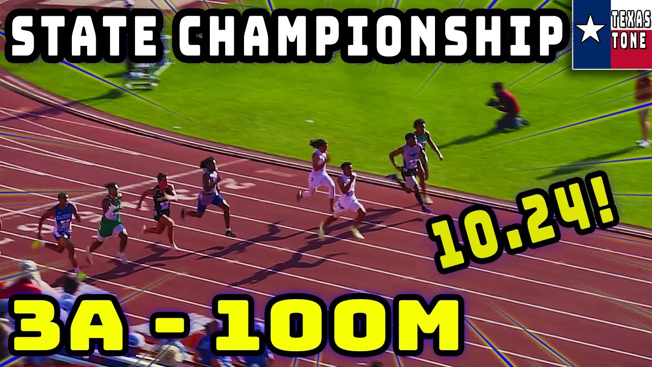 3A Boys - 100M - State Final [Spearman, Wichita Falls City View ...